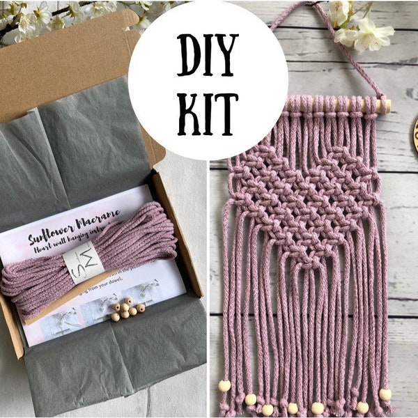 Macrame Wall Hanging Kit - Etsy