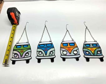 Stained Glass VW Bus - Etsy
