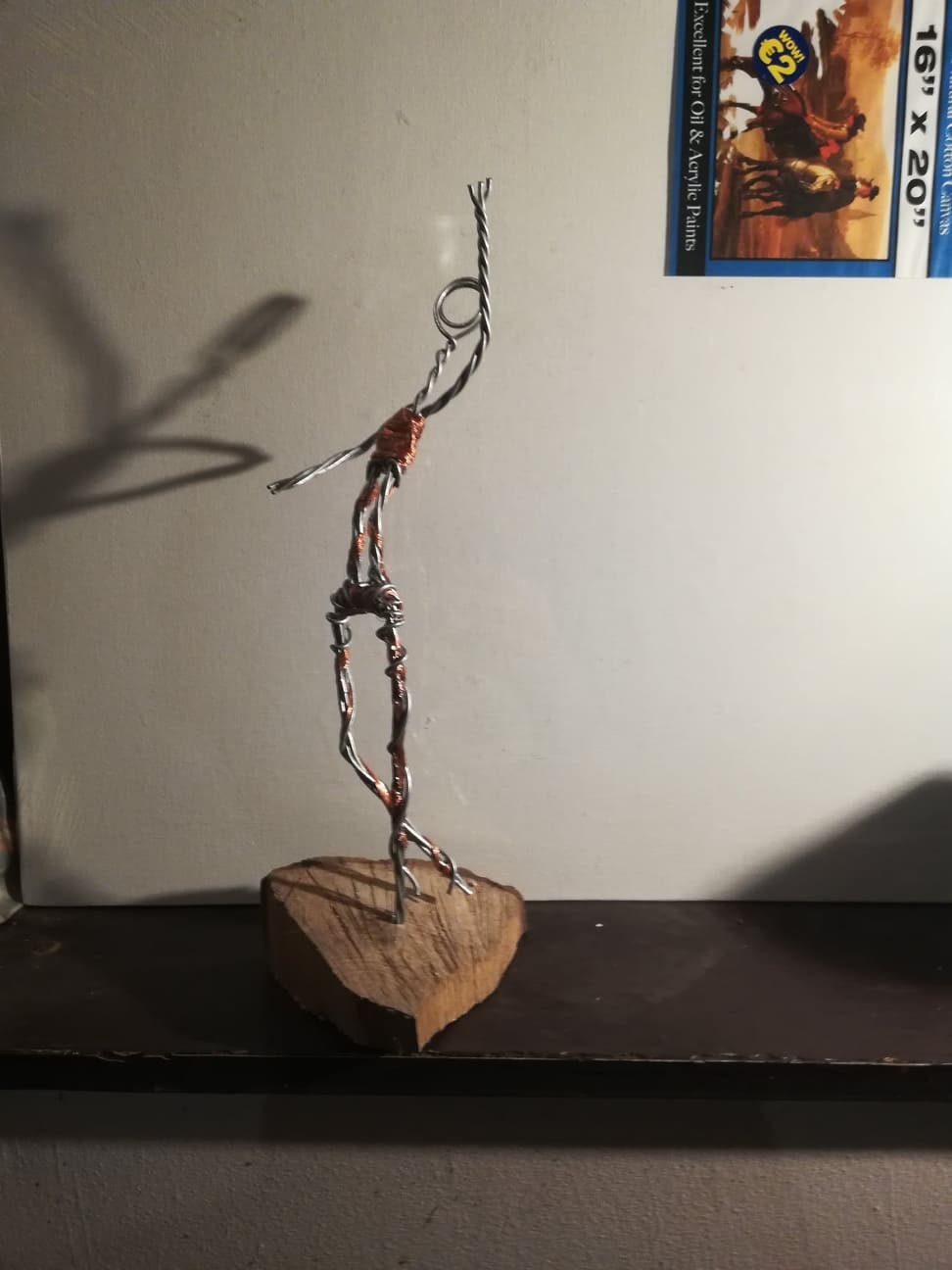 Dancing Woman Wire Sculpture, Fathers Day Gift, up Cycled, Re Cycled ...