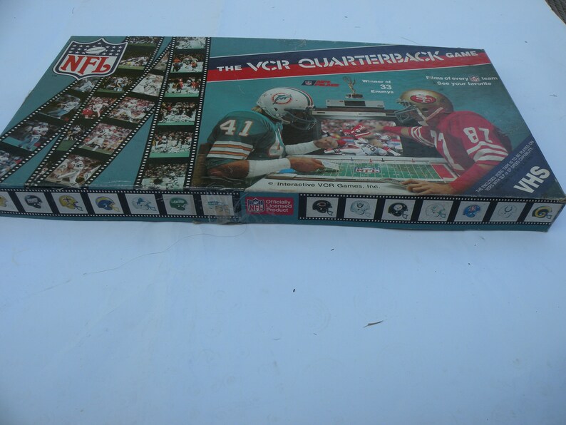 Vintage 1980s NFL VCR VHS Pro Quarterback Football Board Game - Etsy