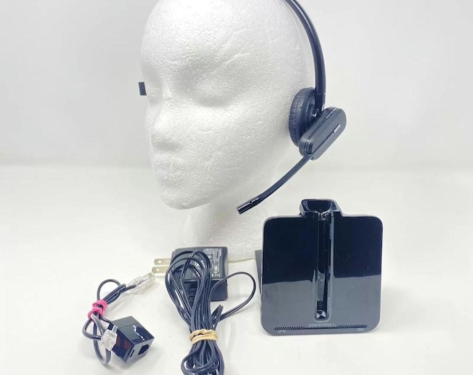 Plantronics C054 CO54 Wireless Complete Headset Set CS540 Base Headset ...