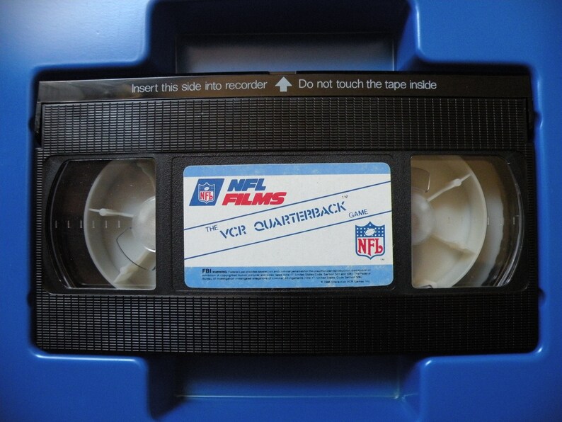 Vintage 1980s NFL VCR VHS Pro Quarterback Football Board Game - Etsy