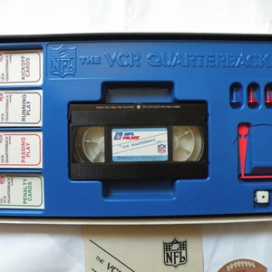 Vintage 1980s NFL VCR VHS Pro Quarterback Football Board Game - Etsy