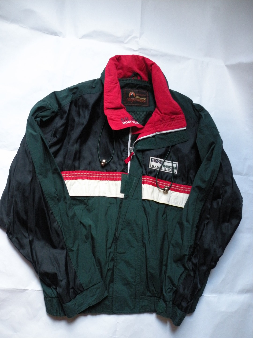 JACKET Boat Gear Stoneridge SR055 Boating Windbreaker L Green - Etsy