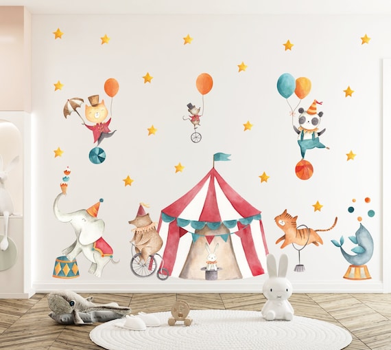 Circus Wall Decals Our Family Is Just One Tent Away From Circus Vinyl