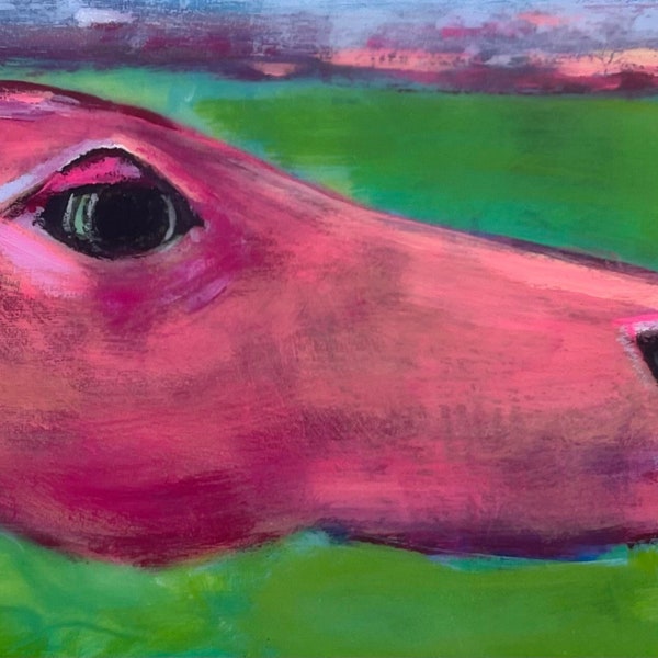 Wild Mustangs Painting - Etsy