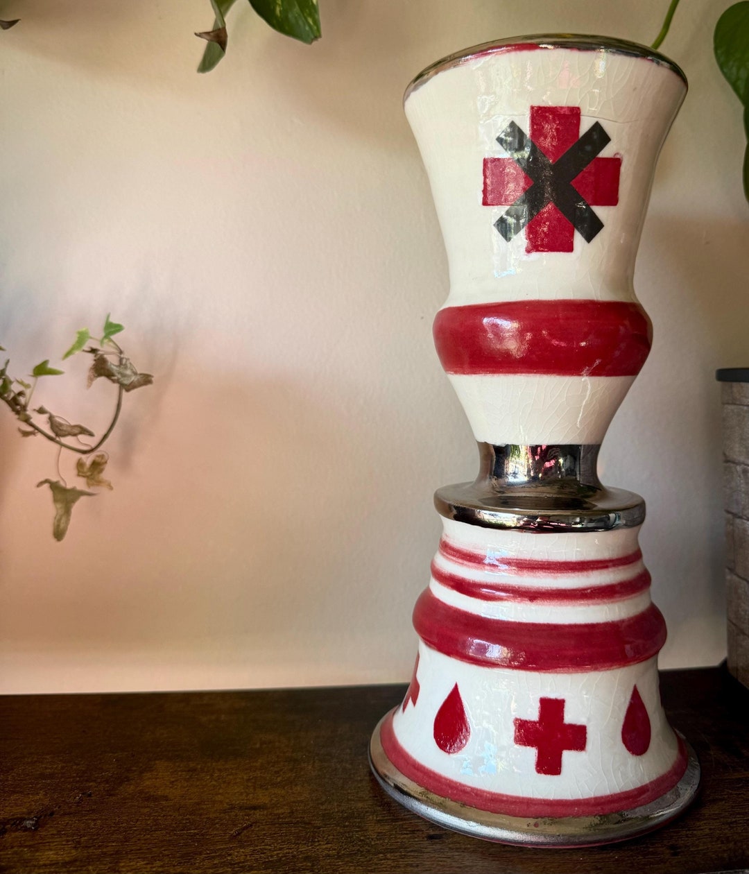 Blood Vessel Cross Vase - Etsy