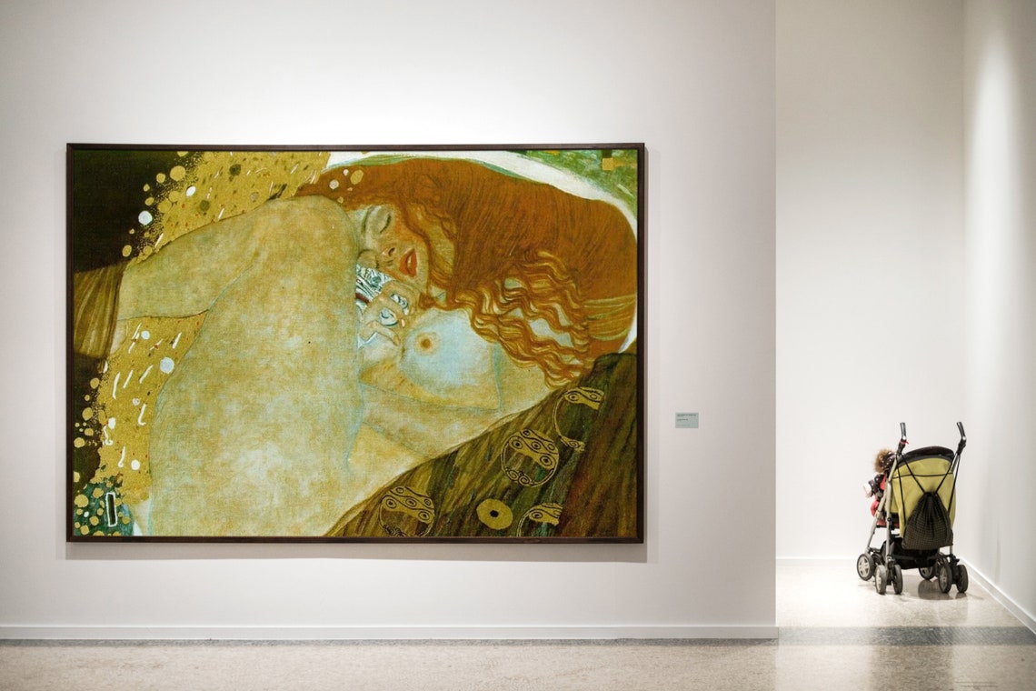 Gustav Klimt Danae Artwork Gallery Printable Home Decor | Etsy