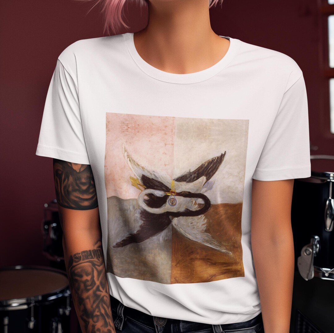 The Swan No 1914 Tshirt, Hilma Af Klint T-shirt, Art Lover T Shirts ...