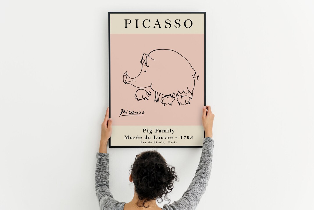 The Pig Family Picasso, Pig Family Download, Pablo Picasso, Le Cochon ...