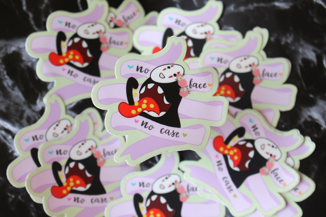 No Face, No Case Sticker - Etsy
