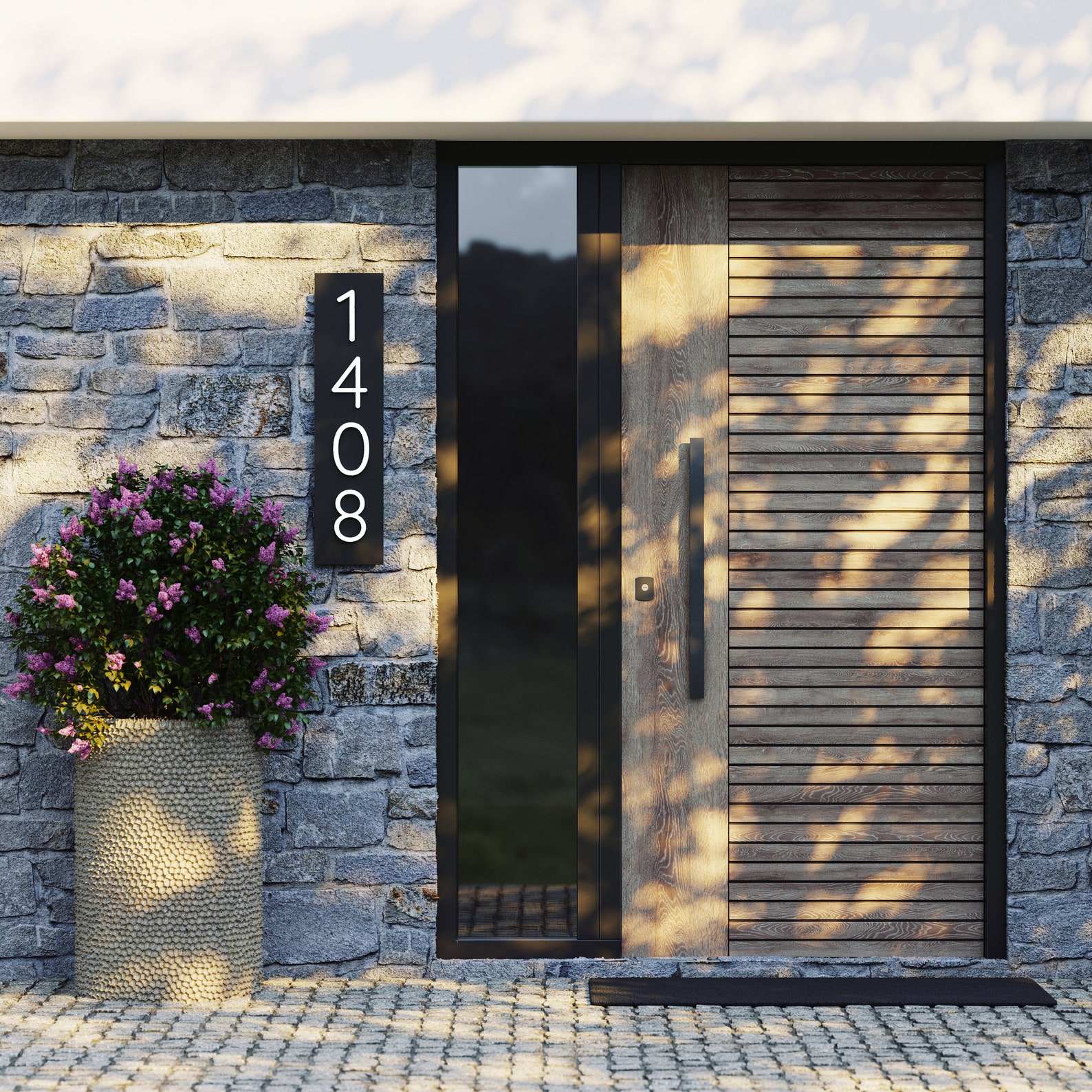 House Numbers Sign Vertical House Number Sign Horizontal - Etsy