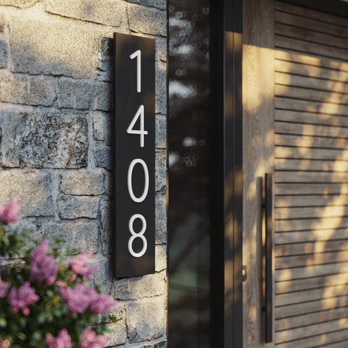 House Numbers Sign Vertical House Number Sign Horizontal - Etsy