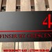 Outdoor House Number Sign Modern House Number Housewarming Gift Custom ...