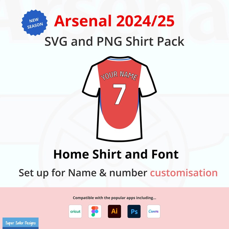 Arsenal Shirt - Etsy