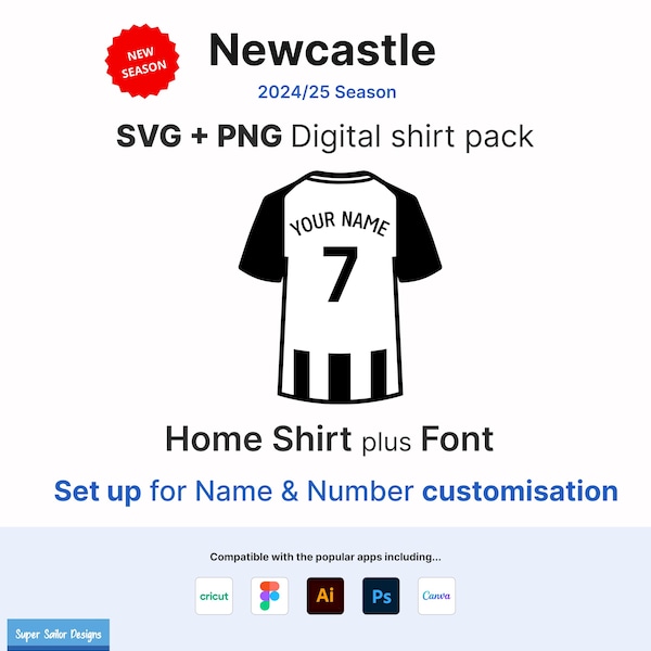 Newcastle United Svg - Etsy UK
