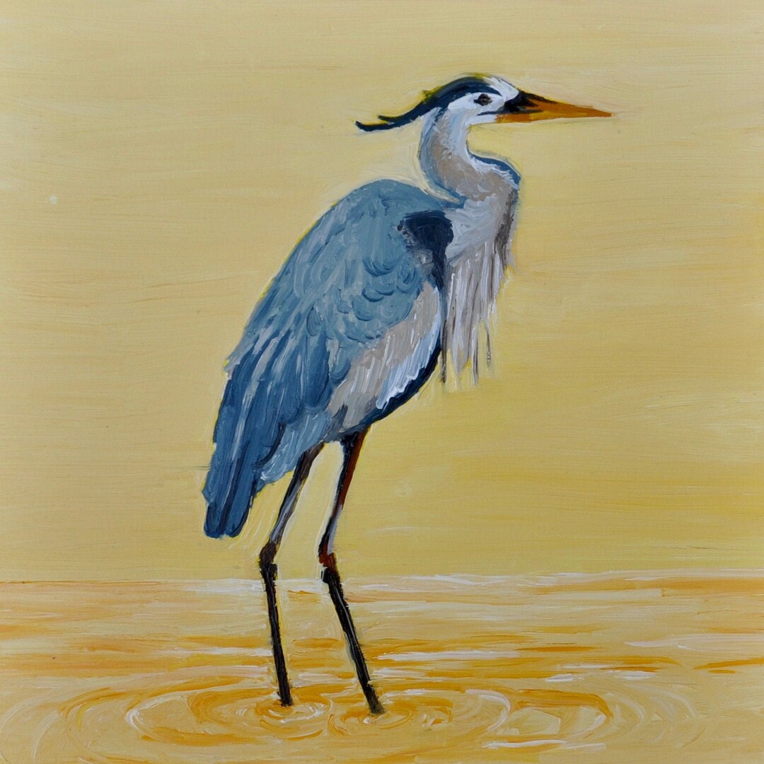 Great Blue Heron Print - Etsy