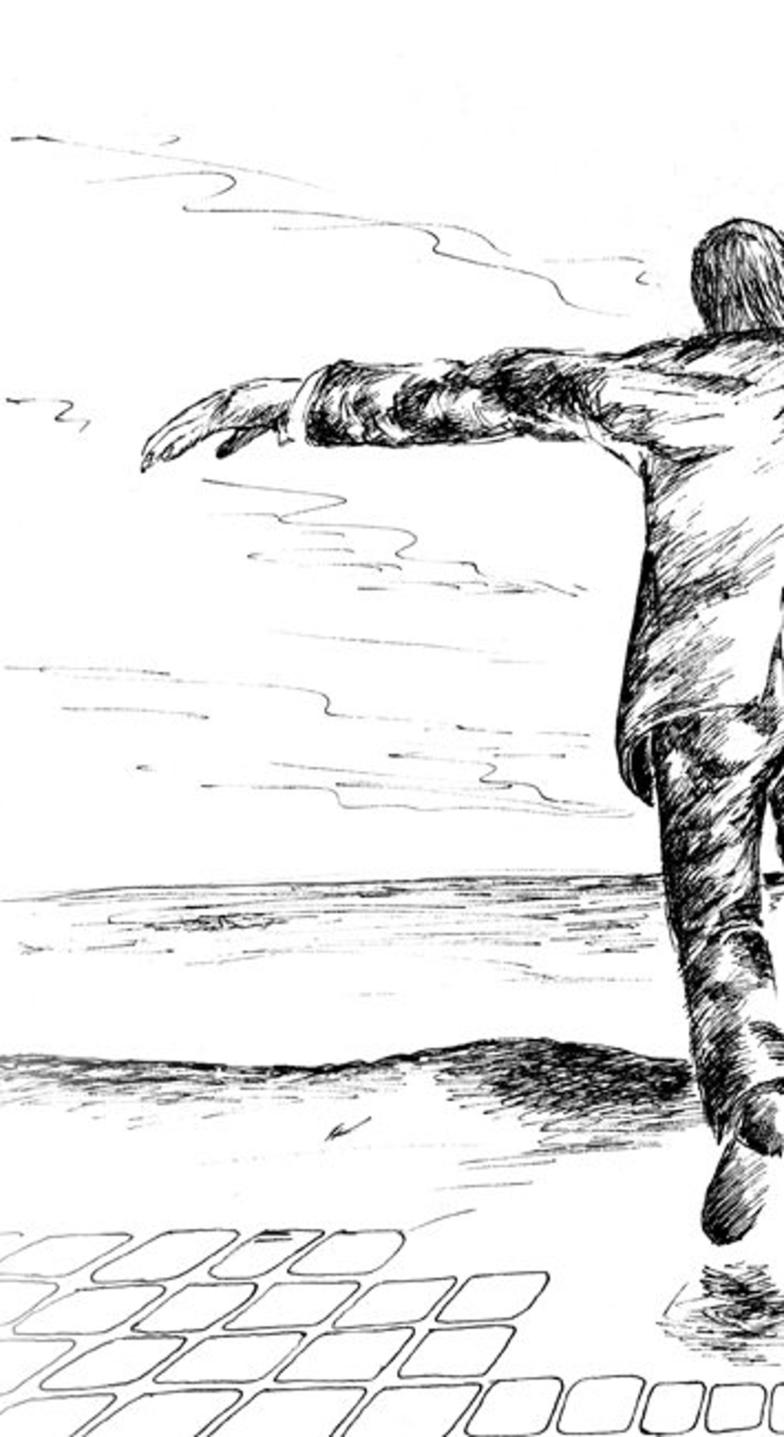 Line Drawing Can You Fly conceptual Art Black White Art - Etsy