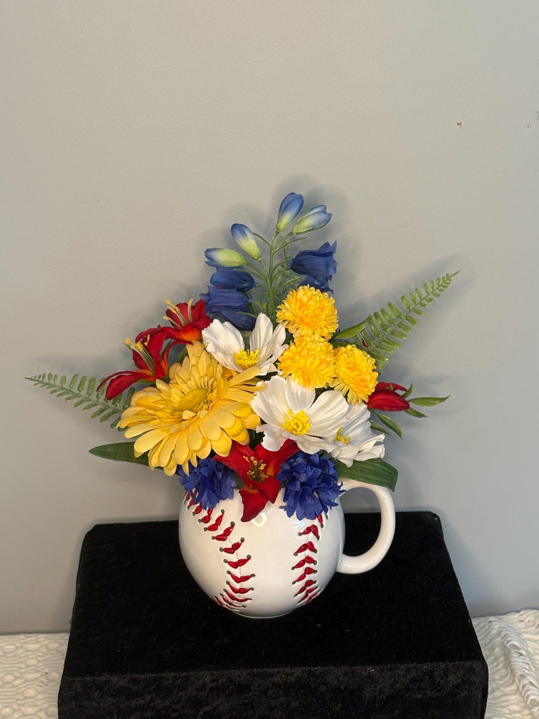 Baseball Mug Floral Arrangement, Baseball Player Arrangement Gift ...
