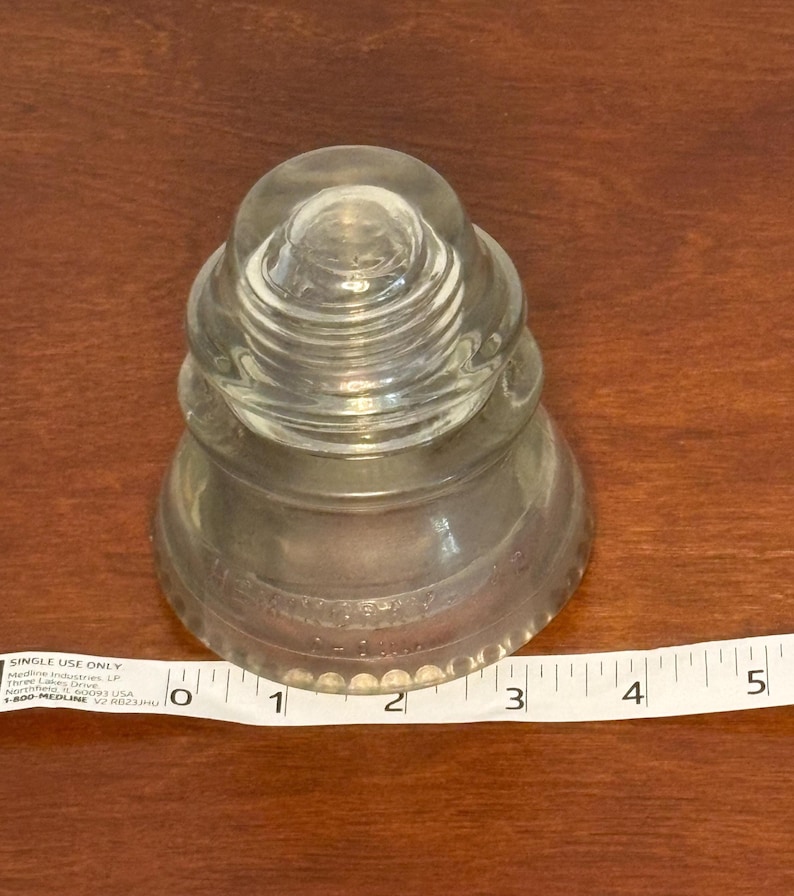 Hemingray 42 Vintage Insulator Clear Glass - Etsy