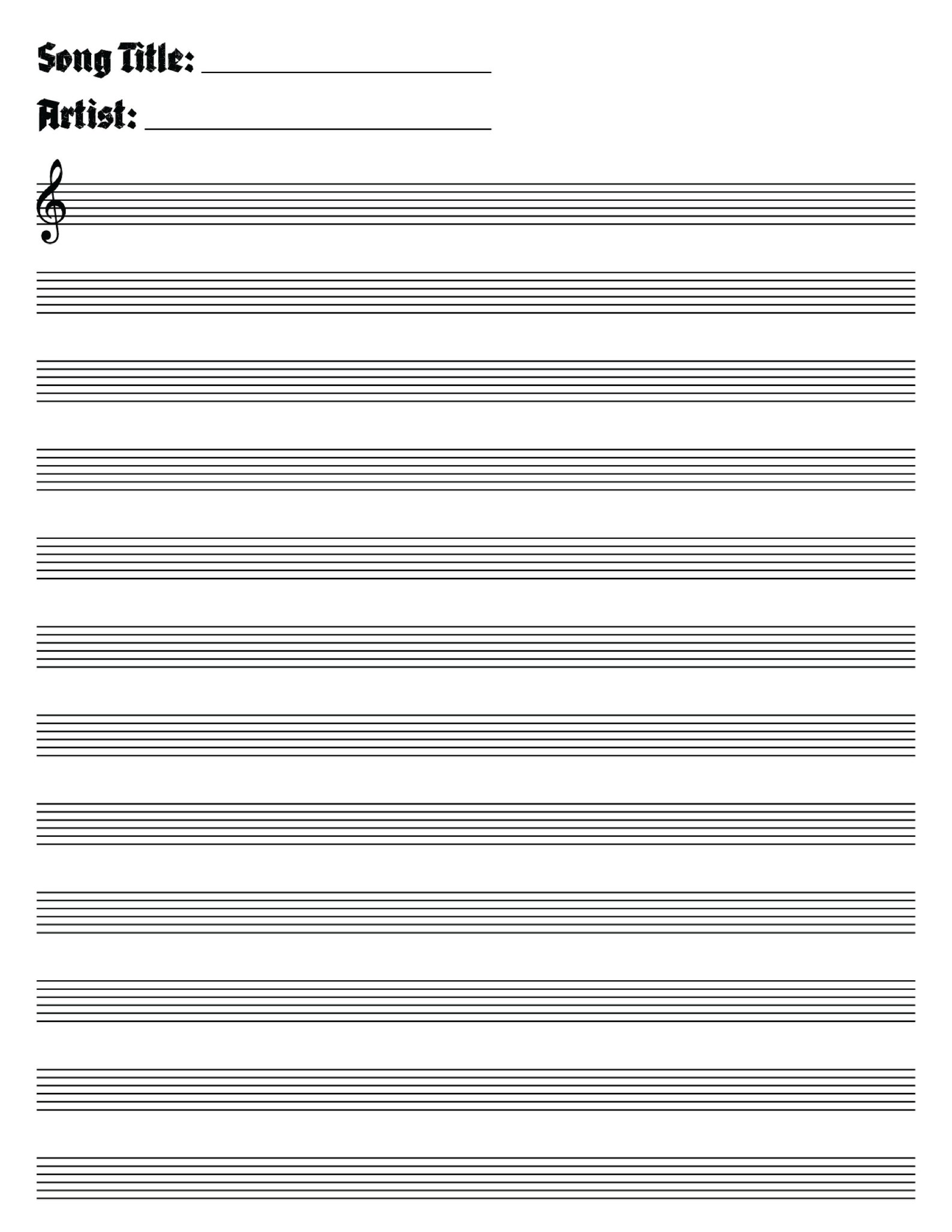 Guitar Tablature Print at Home Digital Download Tabs Guitar Tabs - Etsy