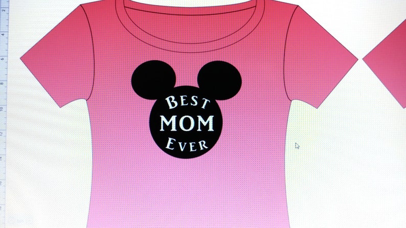 Mickey Mouse Best Mom Ever HTV Iron on Vinyl Decal Minnie - Etsy