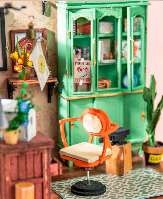 DIY 3D Room Box Model Working Studio With LED Light Furniture | Etsy