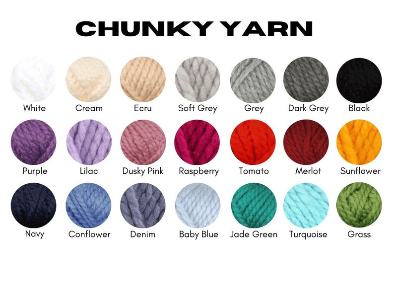 Super Chunky Yarn Bundle, Super Bulky Yarn, Acrylic Yarn Suitable for ...