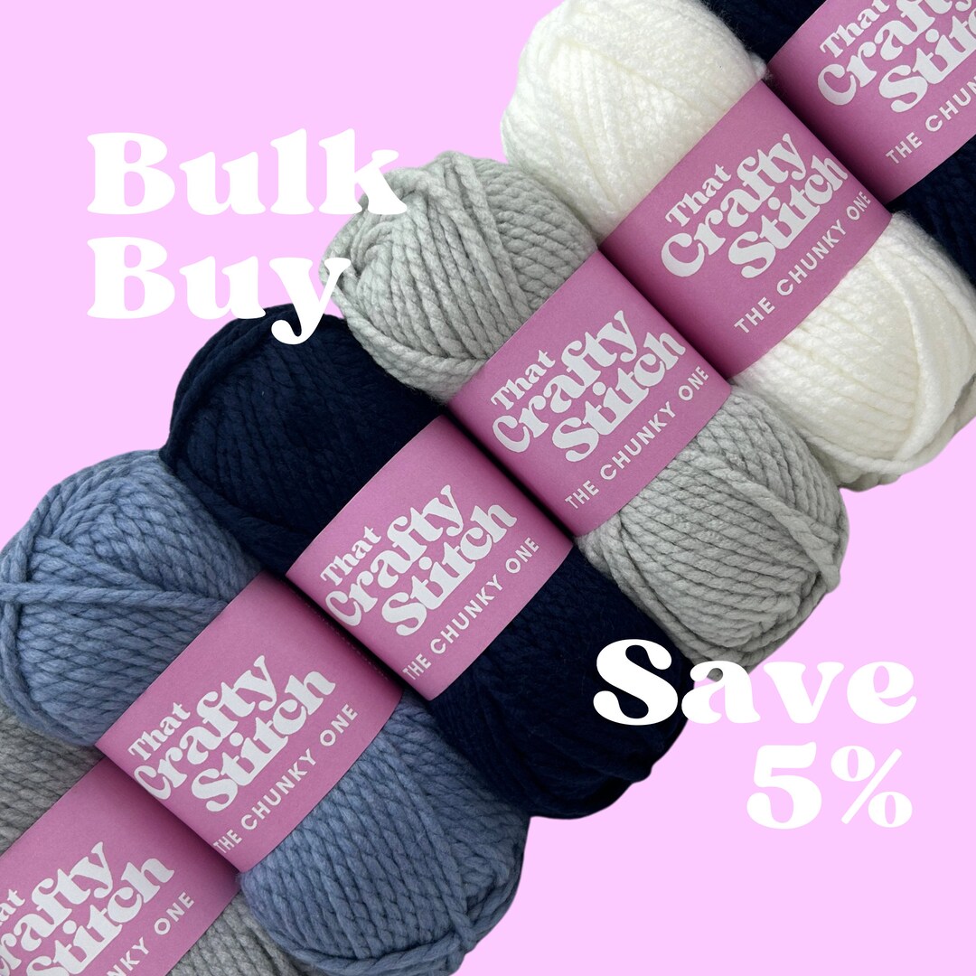 Nautical Super Chunky Yarn Bundle, 600g, Nautical Colours, Nautical ...