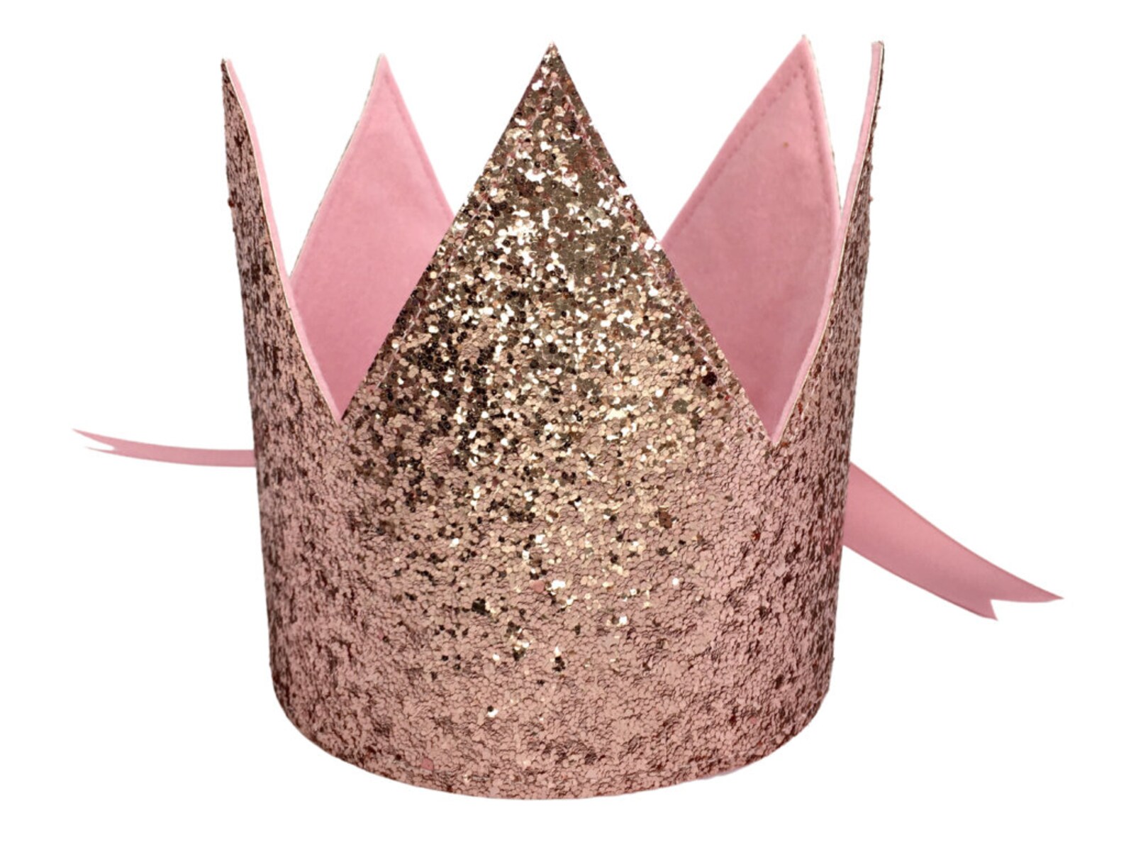 Gold Glitter Felt Birthday Crown Christmas Party Crown Cake | Etsy