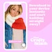 Knitting Pattern - Triple Colour Scarf, Digital Scarf Knitting Pattern ...