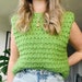 Textured Chunky Sweater Vest Knitting Pattern, Intermediate Level ...