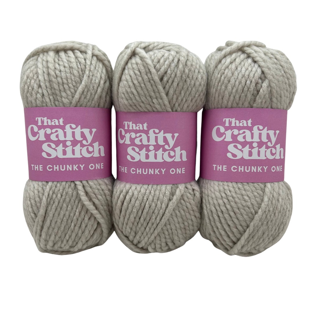 Oatmeal Super Chunky Yarn, 100g per Ball, Super Bulky Yarn, 100% ...