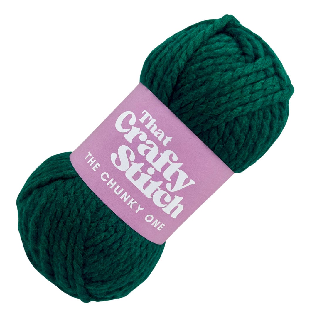 Green Super Chunky Yarn, 100g per Ball, Green Super Bulky Yarn, 100% ...