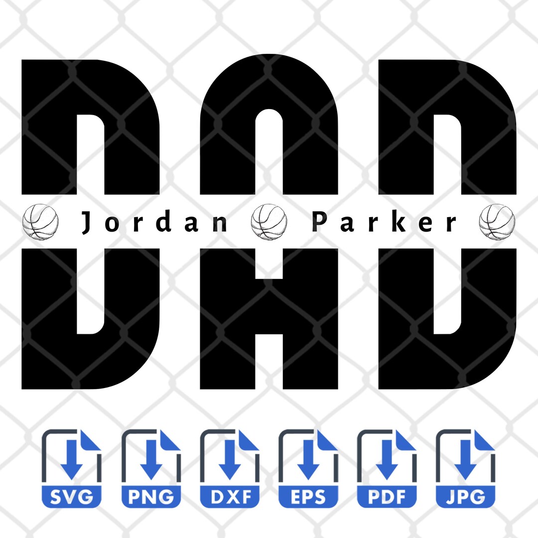 Dad Monogram Great for Father's Day or 1st Time Dad SVG, Png, Eps, Dxf ...