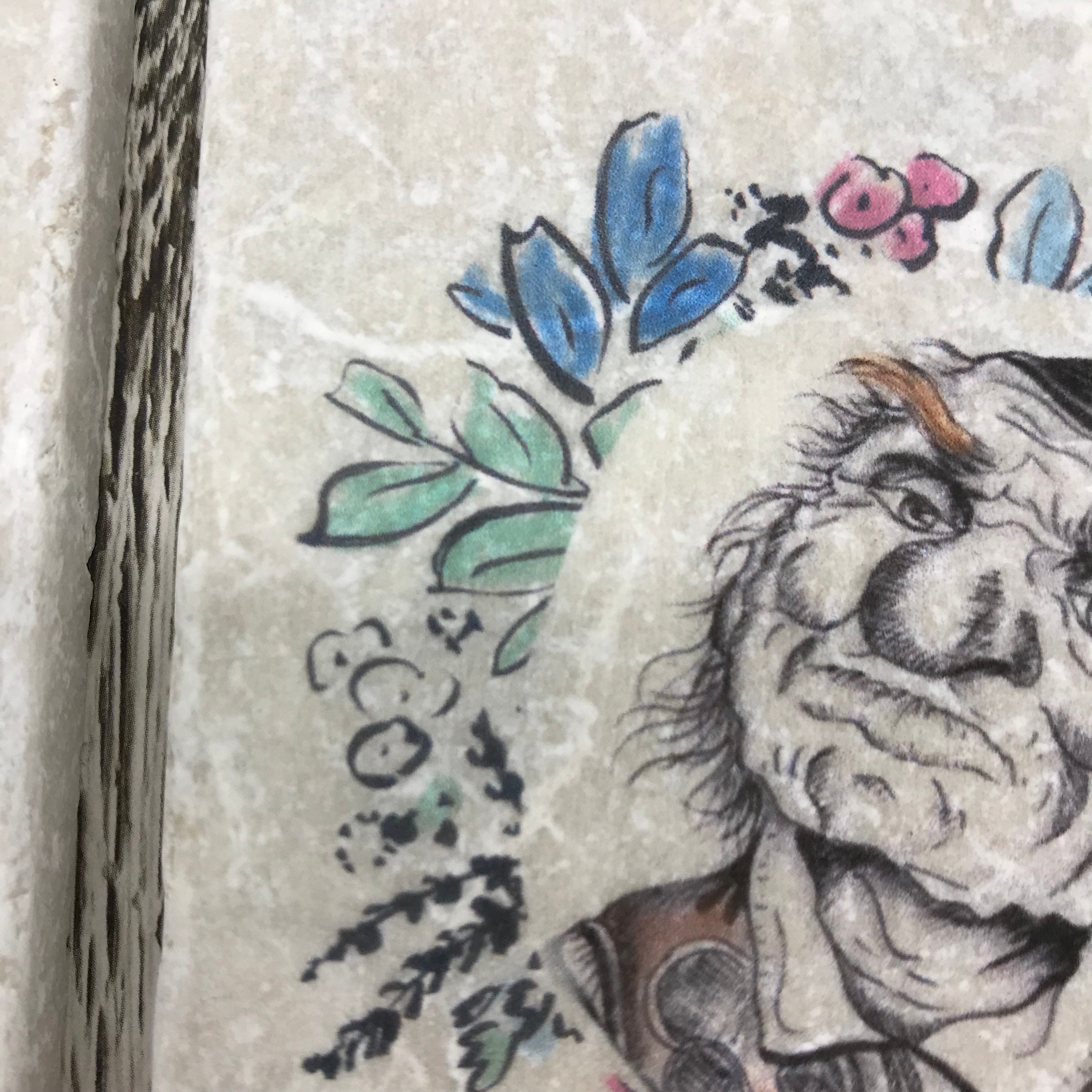 Watercolour Labyrinth Natural Stone Coasters Ludo Hoggle Movie - Etsy UK