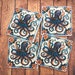 Spanish Mexican Talavera Octopus Traditional Natural Stone Coasters ...