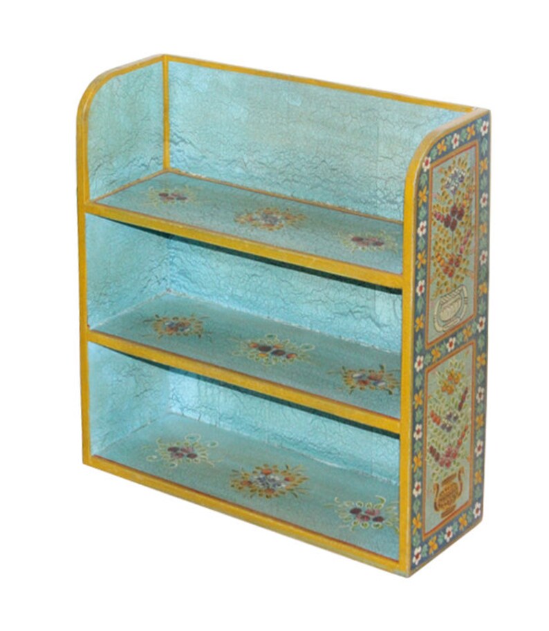 Hand Painted Book Shelf - Etsy