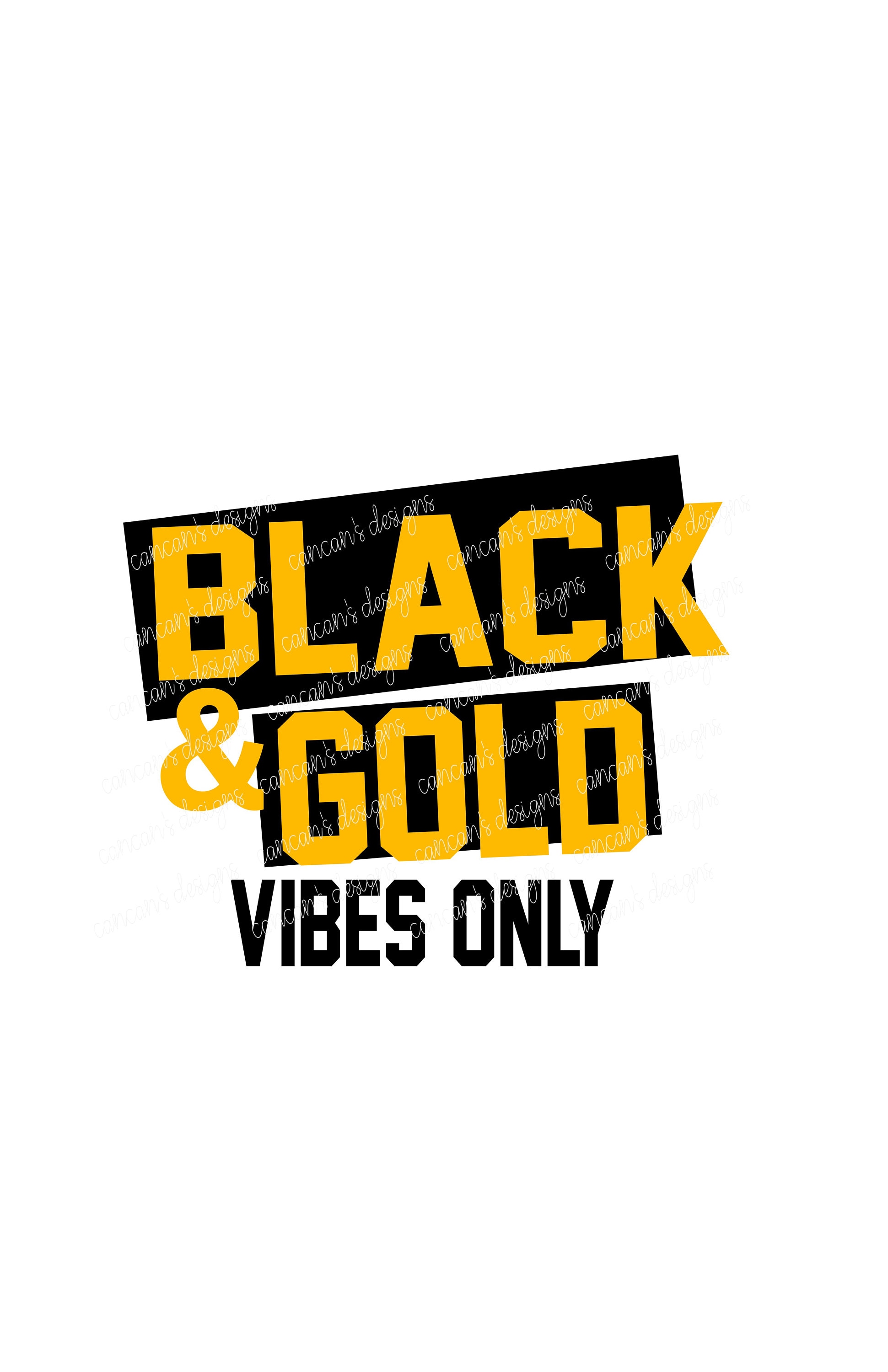 Sublimation Design, Digital Download PNG File. Black and Yellow ...