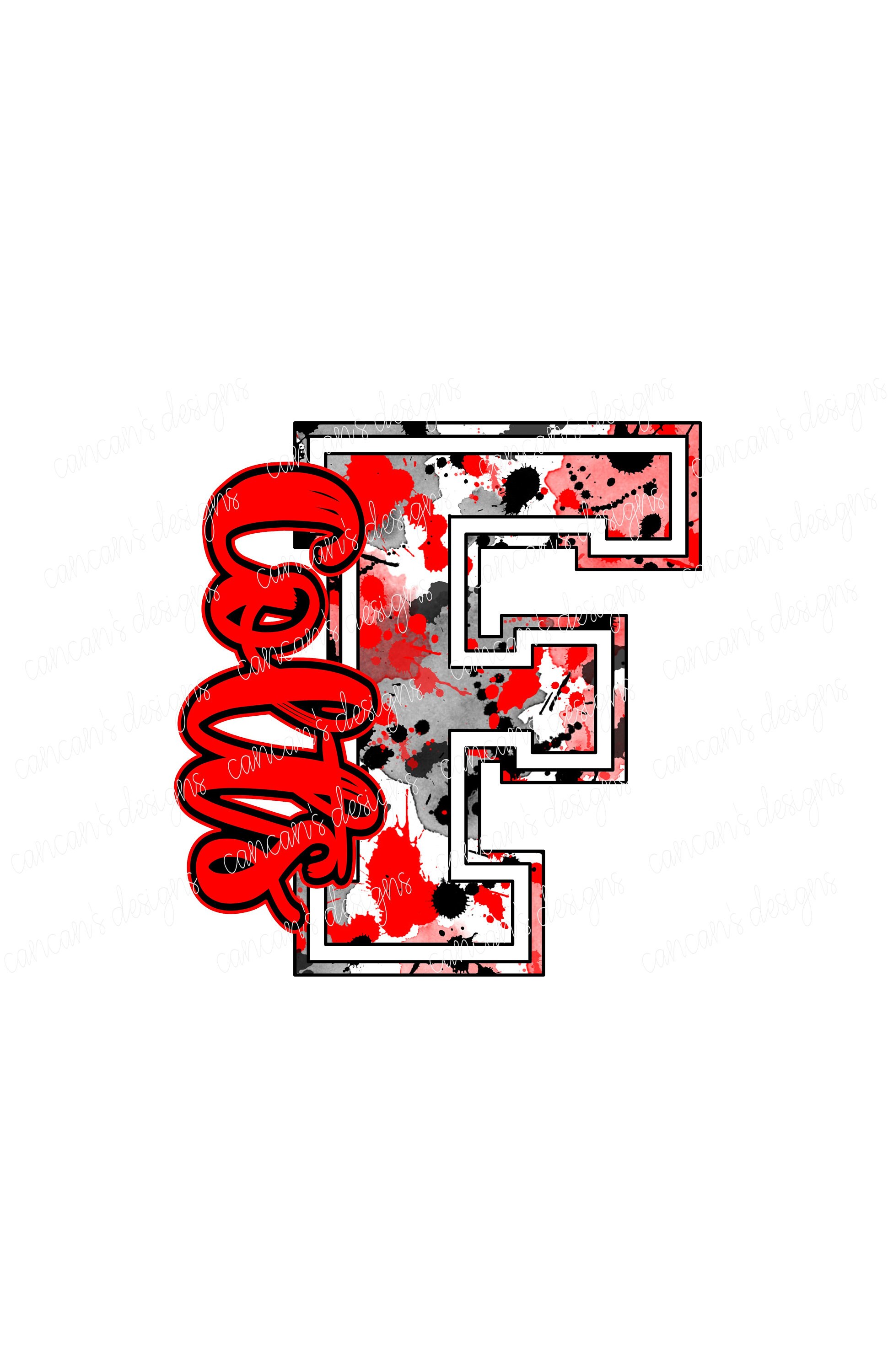 Sublimation Design, Digital Download PNG File. Red and Black Splatter ...