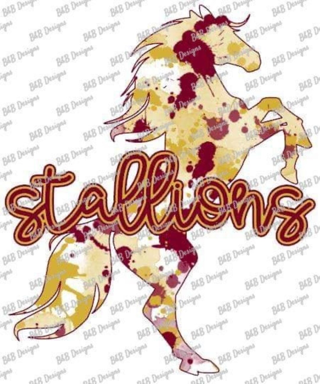 Sublimation Design, Digital Download PNG File. Maroon and Gold Splatter ...