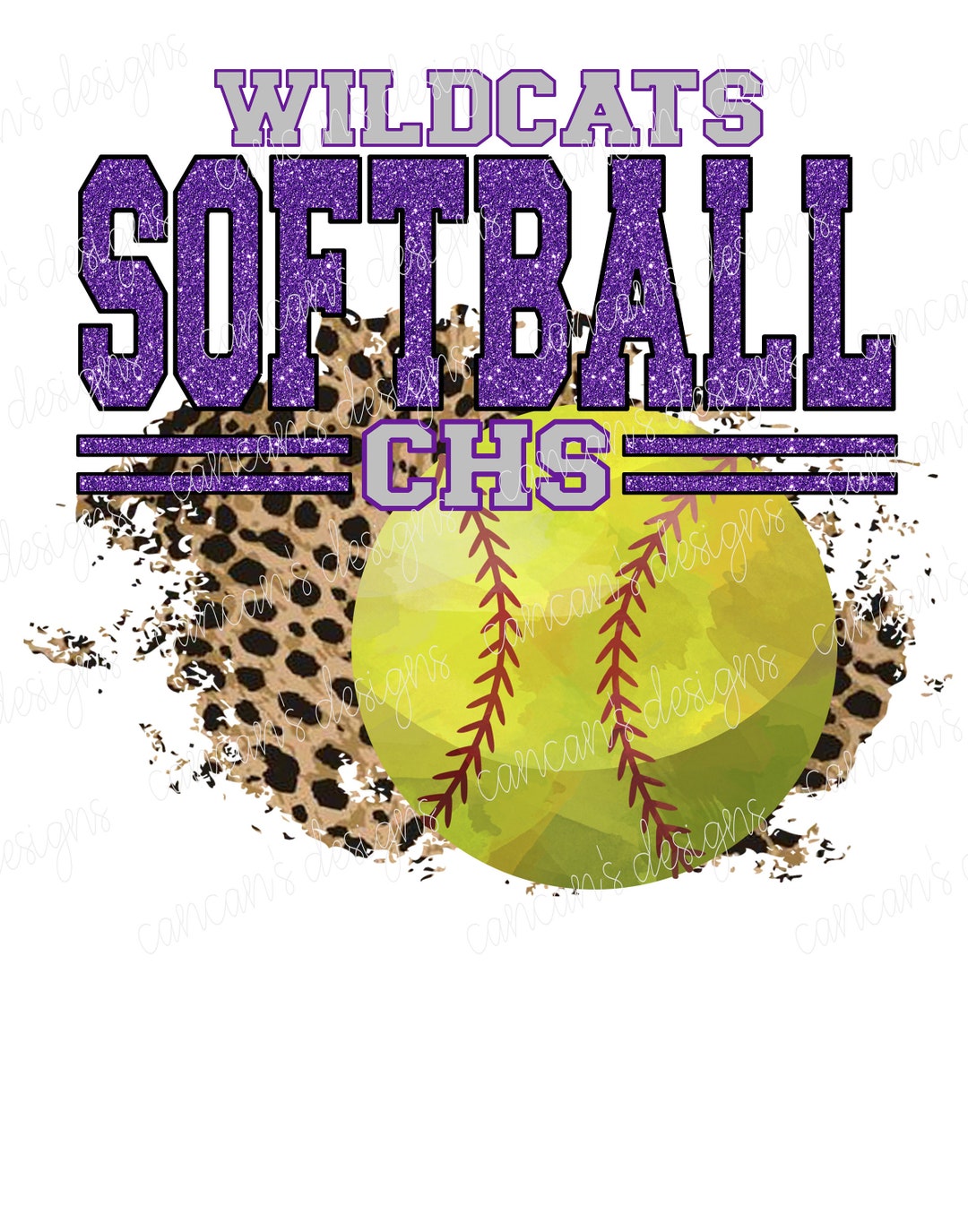 Sublimation Design, Digital Download PNG File. Purple and Silver CHS ...