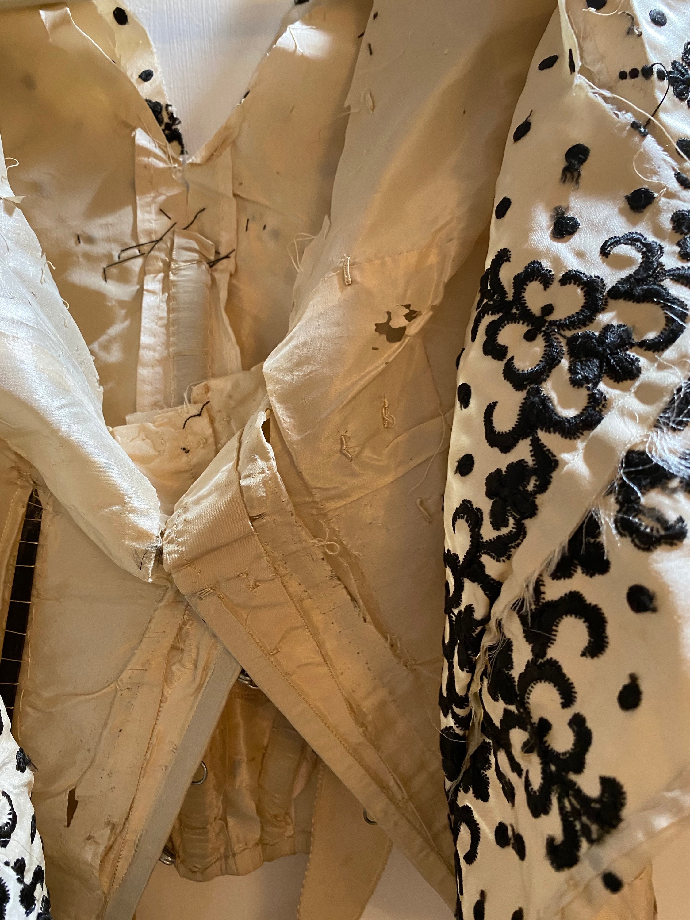 Elegant, Victorian Top Silk With Cut Velvet - Etsy