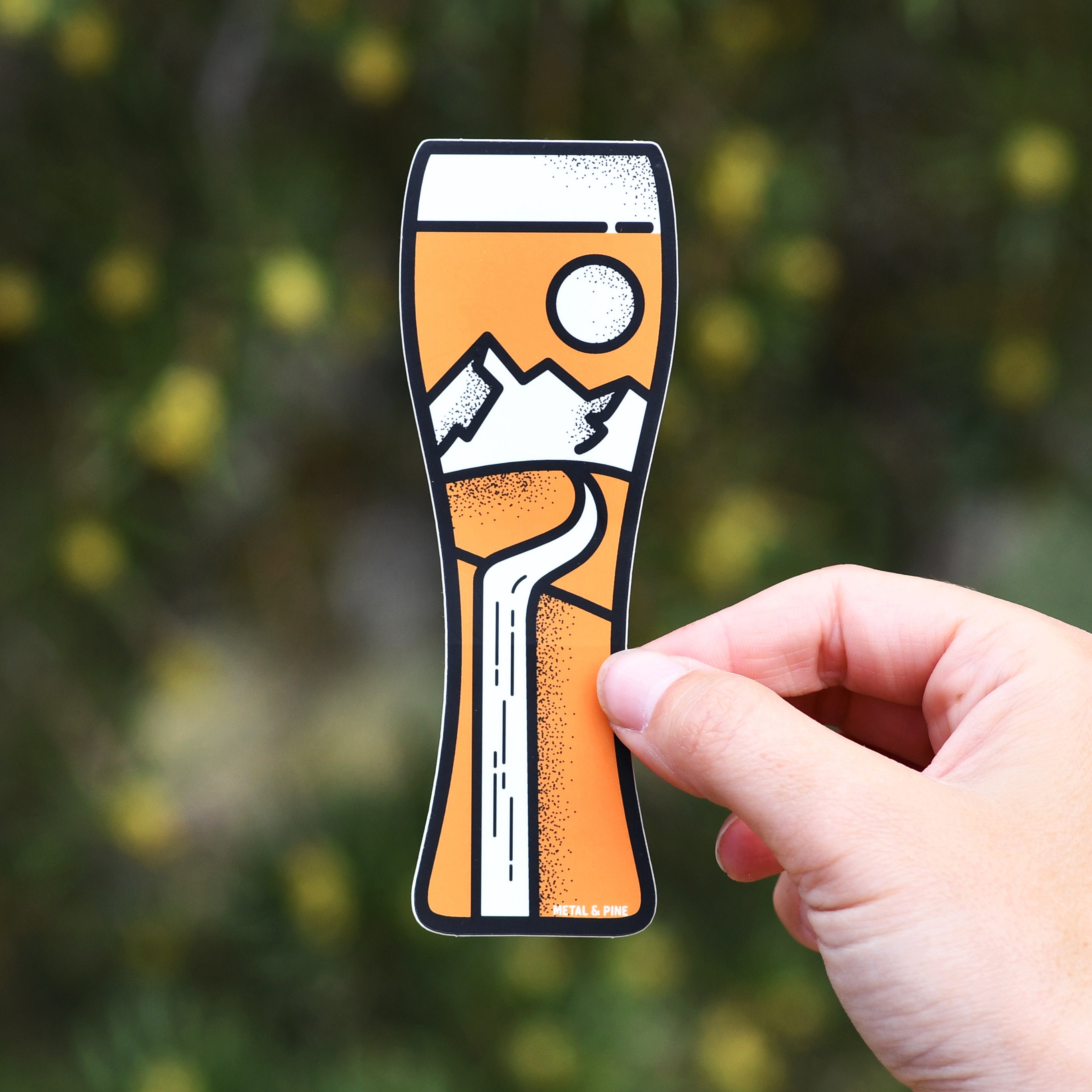 Set of 2 BYOA Beer Pint & Landscape Stickers, Laptop, Waterbottle, Car ...