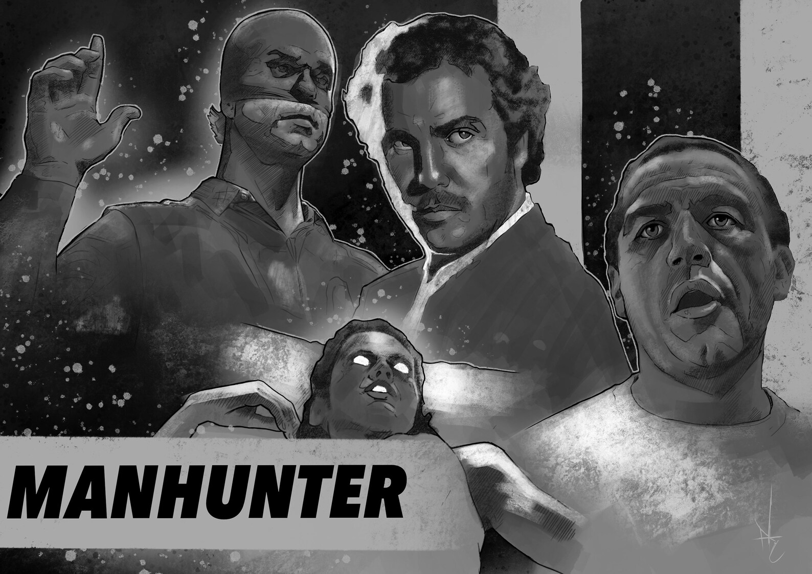 Manhunter Movie Poster, Red Dragon, Hannibal - Etsy