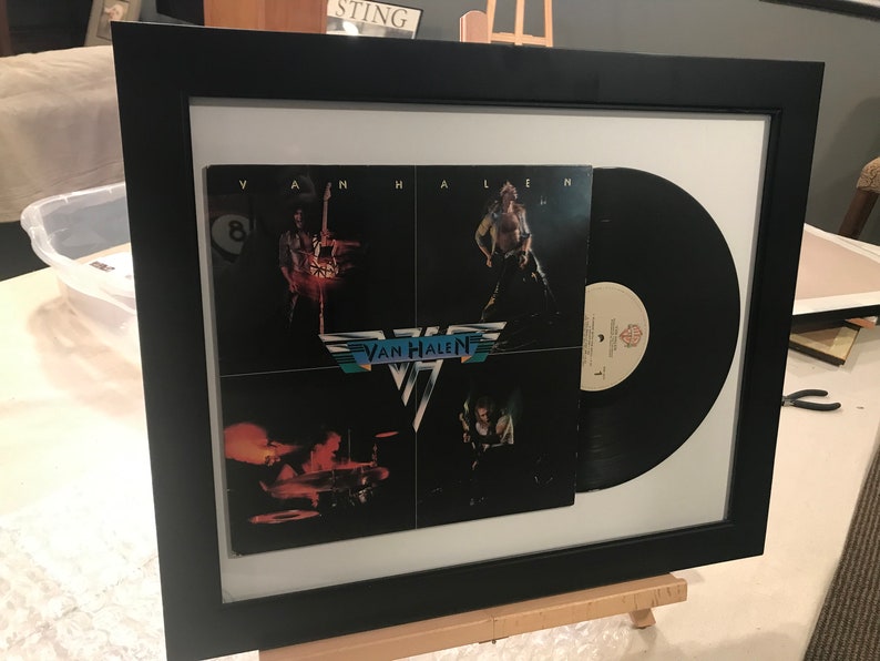 Van Halen by Van Halen Debut Vinyl Album in a Glass Frame - Etsy