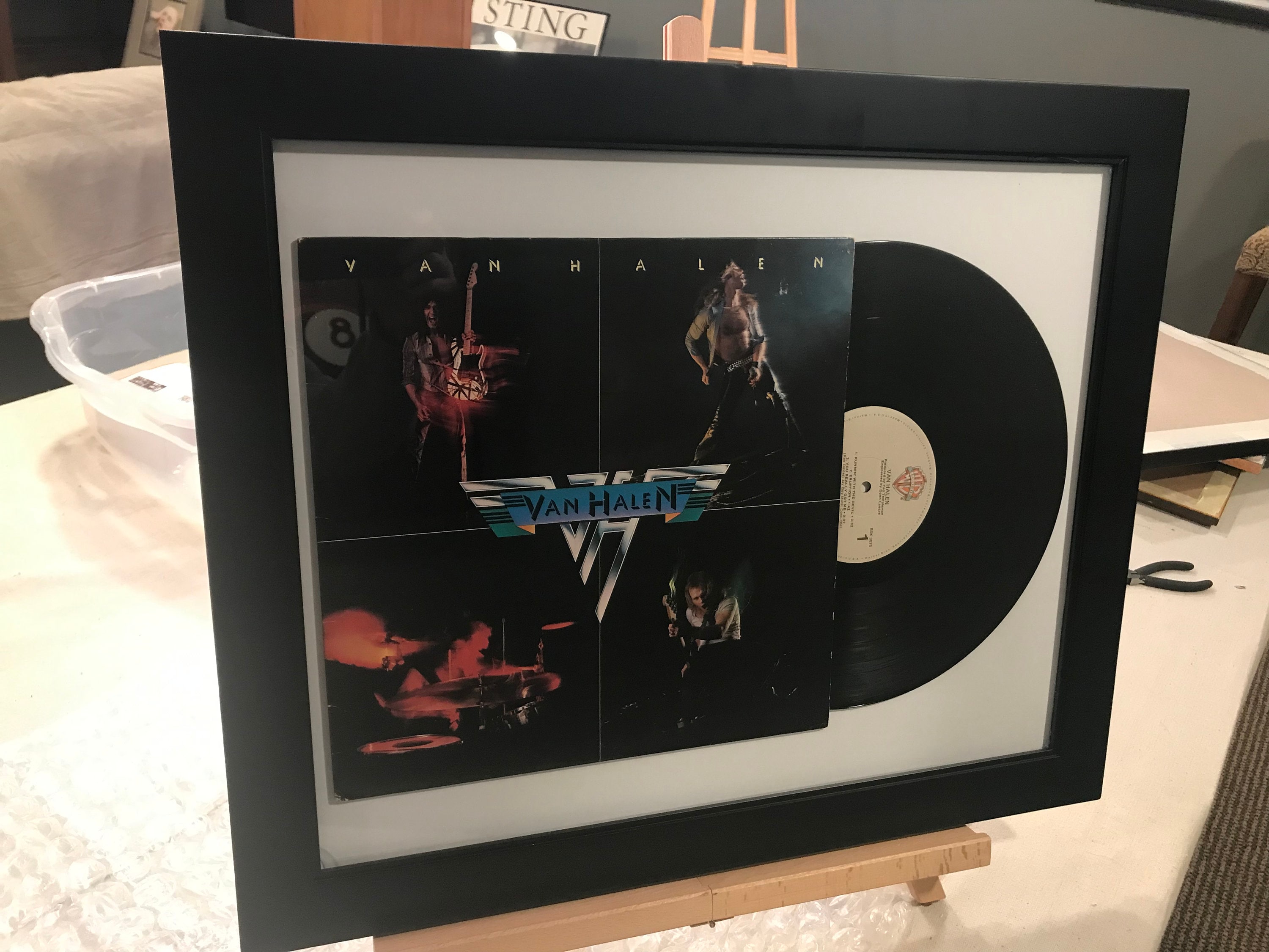 Van Halen by Van Halen Debut Vinyl Album in a Glass Frame - Etsy
