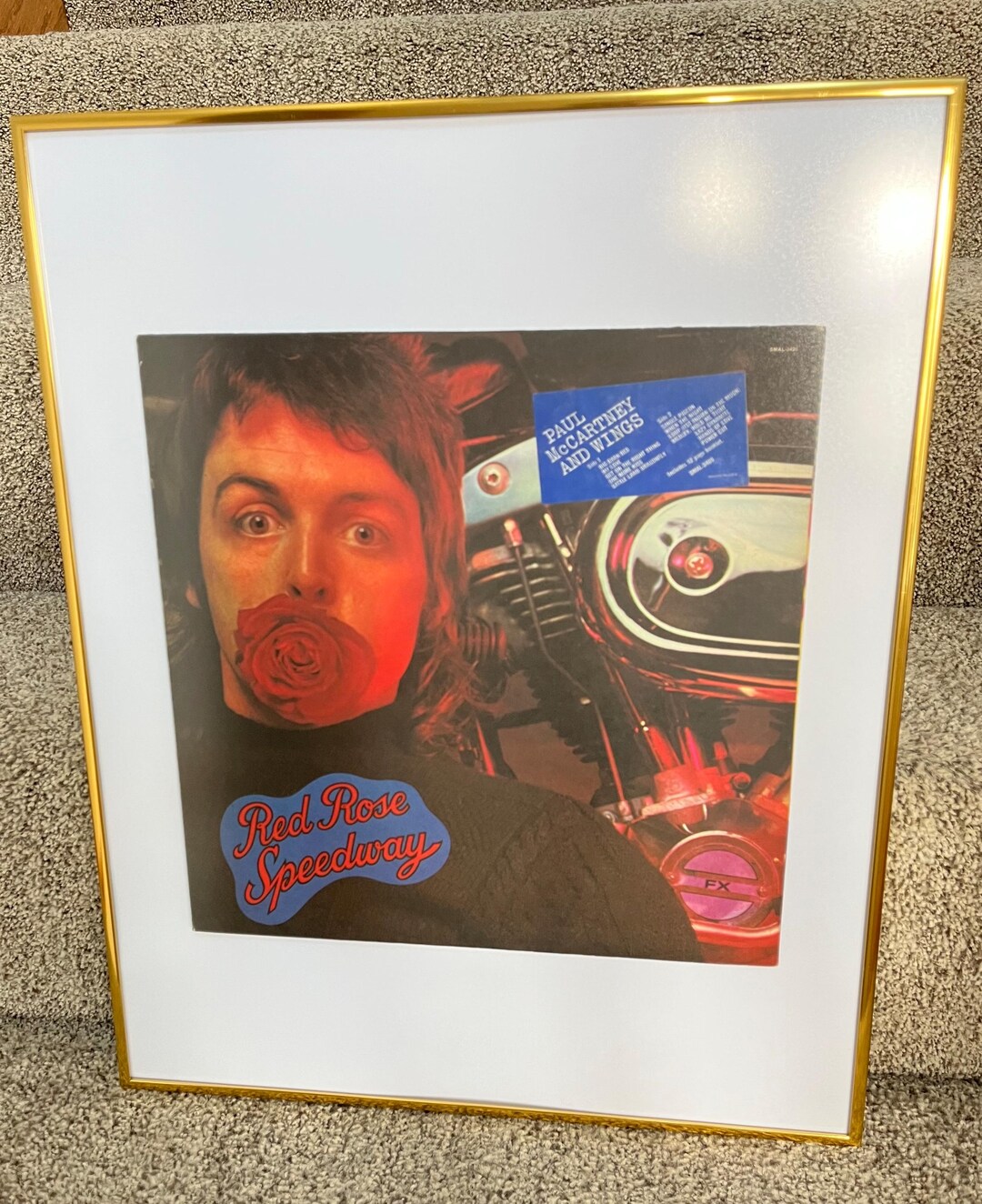 Red Rose Speedway by Paul Mccartney and Wings Vinyl Album in a Glass ...