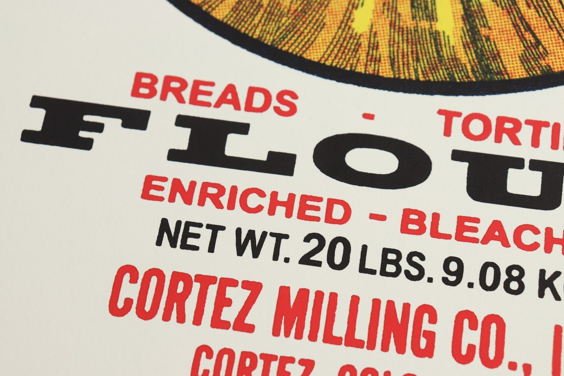 Blue Bird Flour Art Print 11x17 or 8.5x11 Cortez Milling Colorado ...