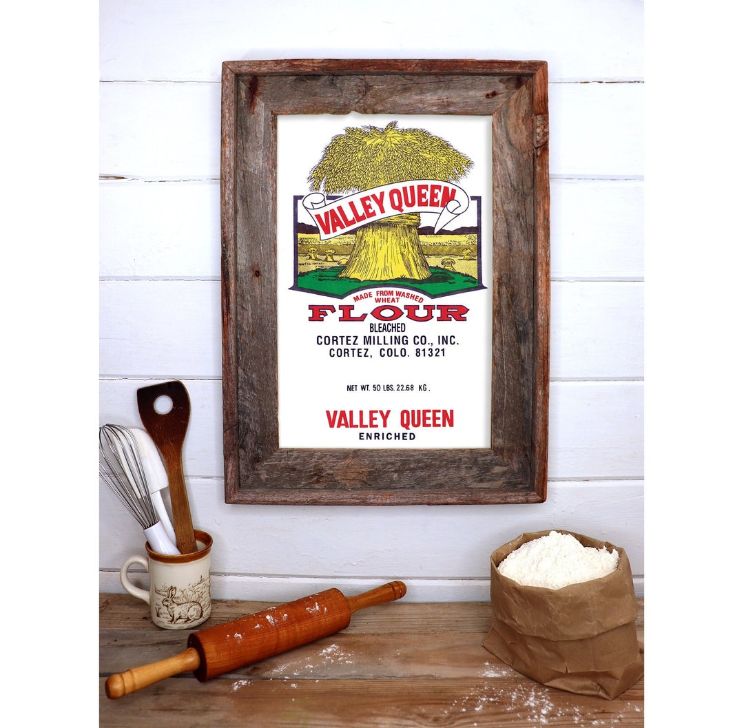 Valley Queen Flour Art Print 11x17 or 8.5x11 Cortez Milling Colorado ...